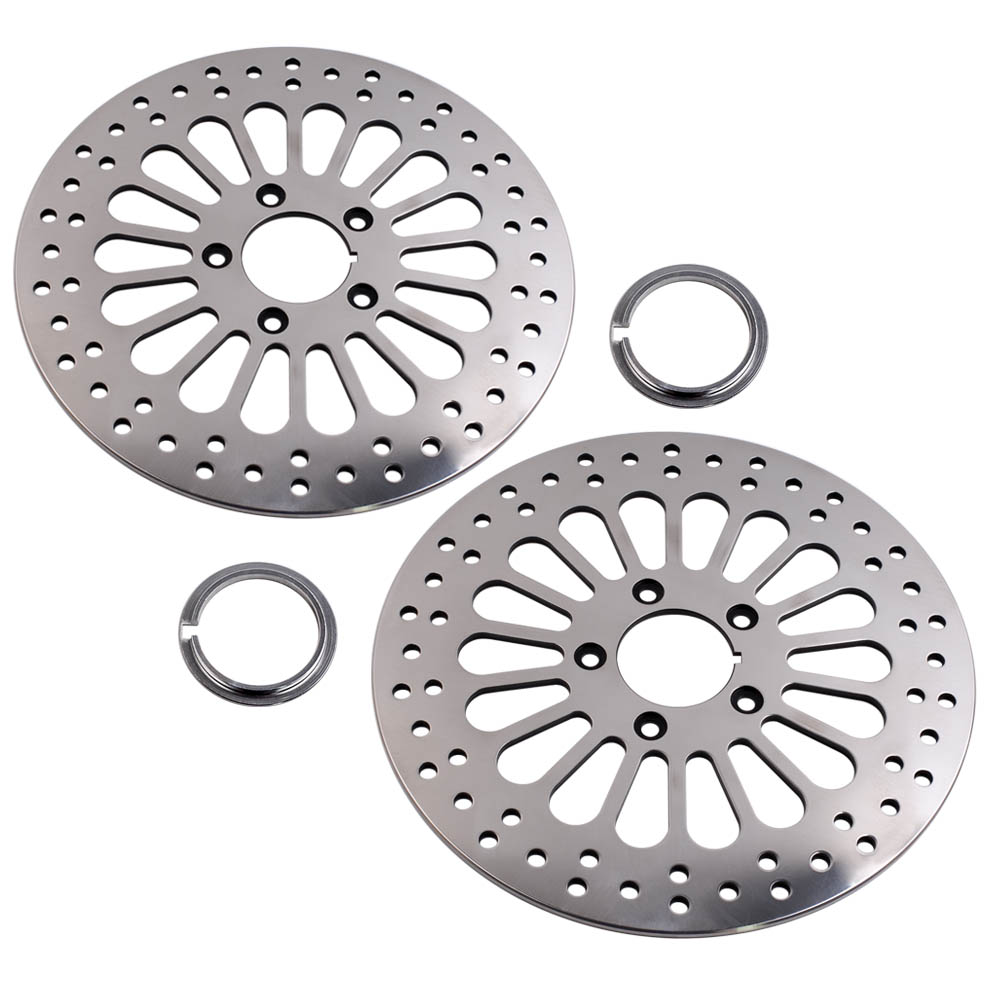 Front Super Spoke Disk Brake Rotor for Harley Dyna 2000-2005 11.5 ...