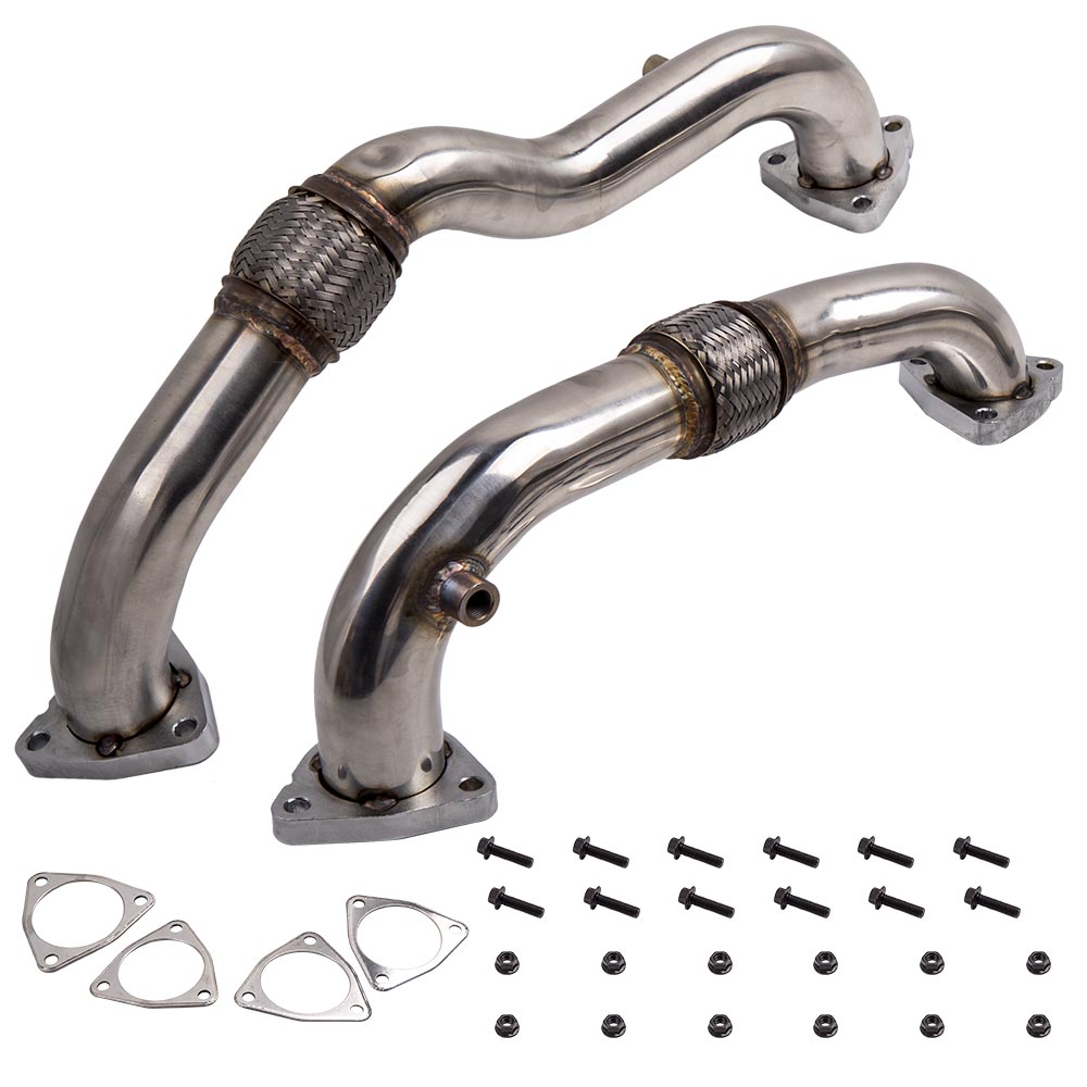 Exhaust Turbocharger Up Pipe Set for FORD 6.4L F-350 08-10 Powerstroke ...