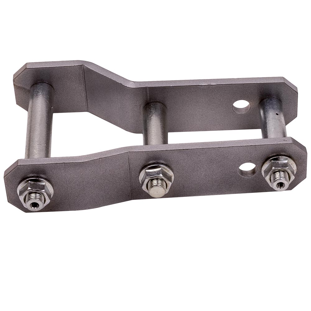 2x 2" inch 45-48mm Rear Extended Lift Up Greasable Shackles For Ford ...