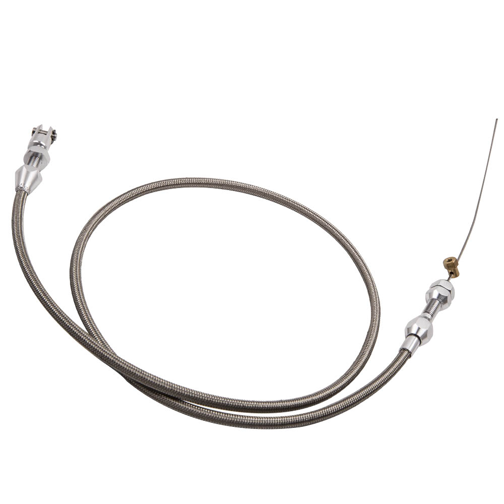 Universal 36" Stainless Steel Throttle Gas Cable for LS Engine LS1 4.8 ...