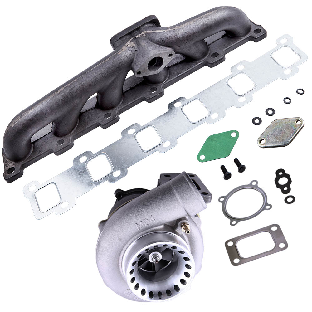Exhaust Manifold & T3 GT3582 Turbo for Nissan Safari Patrol 4.2L TD42 ...