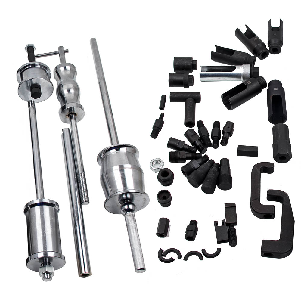 Auto Truck Diesel Injector Extractor Slide Hammer Puller Full Tool Sets ...